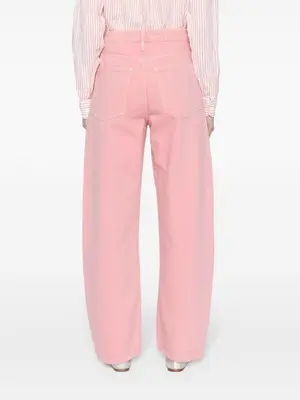FRAME Long Barrel Jeans In Bubblegum