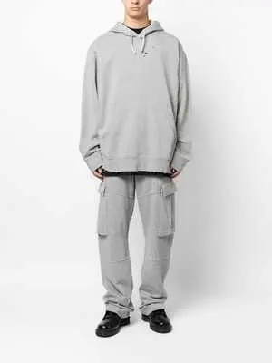 Givenchy Logo Embroidered Cotton Hoodie