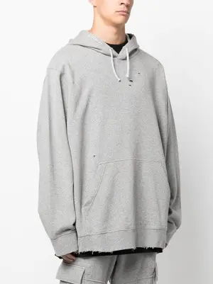 Givenchy Logo Embroidered Cotton Hoodie