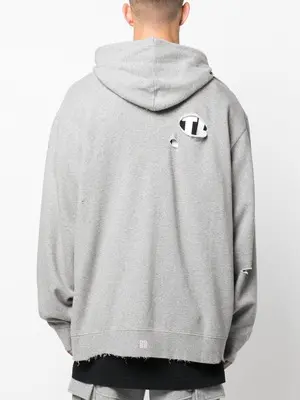 Givenchy Logo Embroidered Cotton Hoodie