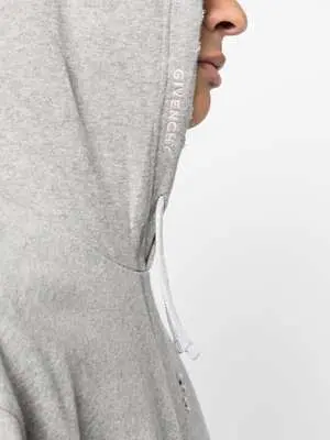 Givenchy Logo Embroidered Cotton Hoodie