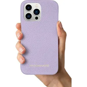MAISON DE SABRE Leather Phone Case Lavender Purple
