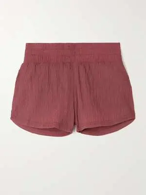 Varley Cala Plissé Shorts - Claret