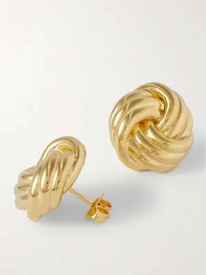 LIÉ STUDIO The Elizabeth Vermeil Earrings