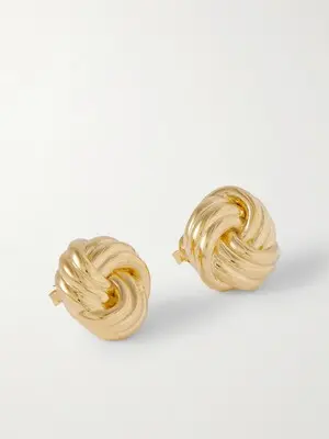 LIÉ STUDIO The Elizabeth Vermeil Earrings