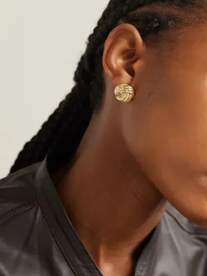 LIÉ STUDIO The Elizabeth Vermeil Earrings