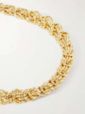 Lié Studio The Flora -plated Link Necklace