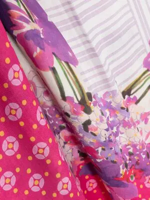 TWINSET Floral-print Modal Scarf - Pink