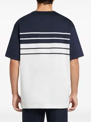 Lacoste Striped Organic Cotton T-shirt