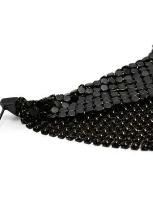 Rabanne Draped Chainmail Drop Earrings