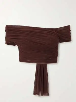 CORTANA Tully Off-the-shoulder Top