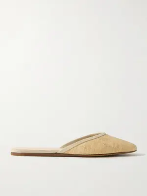 Le Monde Beryl Woven Mules Clogs For Women