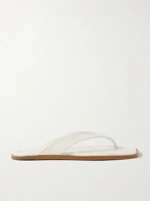 Staud Dante Leather Thong Sandals