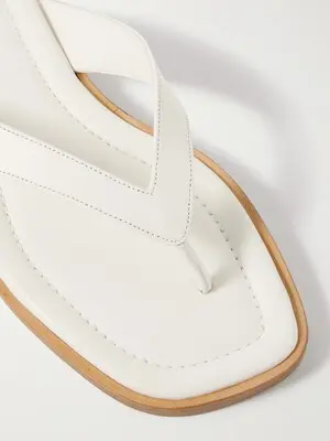 Staud Dante Leather Thong Sandals