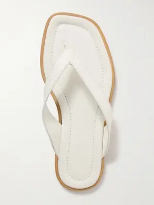 Staud Dante Leather Thong Sandals