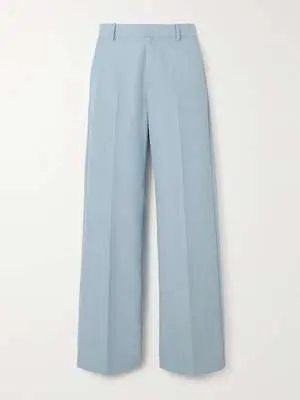 ST. AGNI Carter Pleated Wide-leg Pants