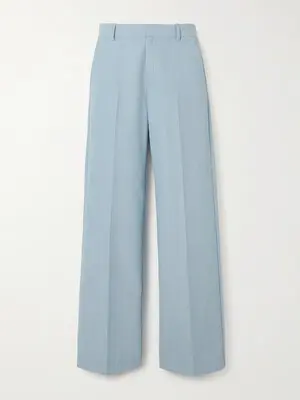 ST. AGNI Carter Pleated Wide-leg Pants