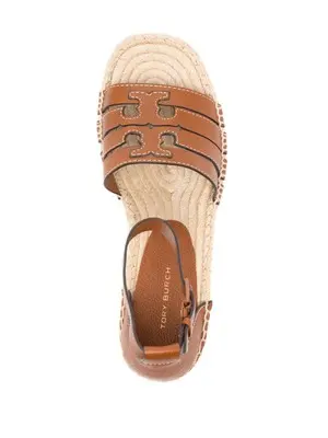 Tory Burch Ines Wedge Espadrilles - Brown