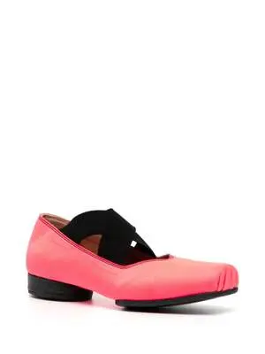 UMA WANG Crossover-strap Ballerina Shoes - Pink