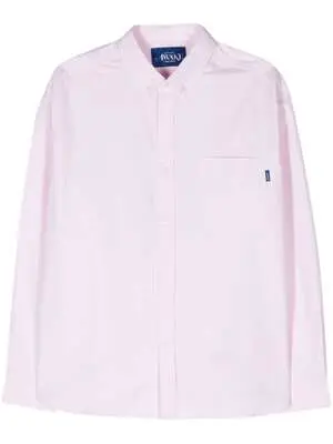AWAKE NY Logo-embroidered Piqué Shirt - Pink