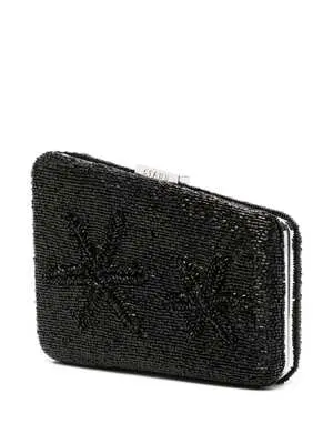 Staud Carmella Beaded Clutch - Black