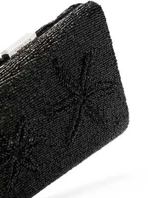 Staud Carmella Beaded Clutch - Black