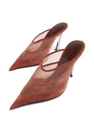 MUGLER Fang 95mm Mesh Mules