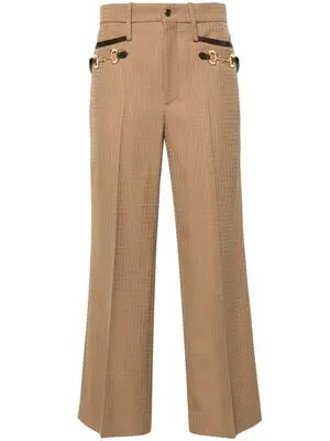 Gucci Horsebit-detailed Tailored Trousers