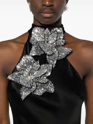 Amen Crystal-embellished Maxi Dress
