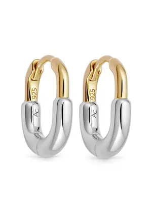 Astley Clarke 18kt Recycled Vermeil And Sterling Silver Aurora Huggie Earrings - Gold