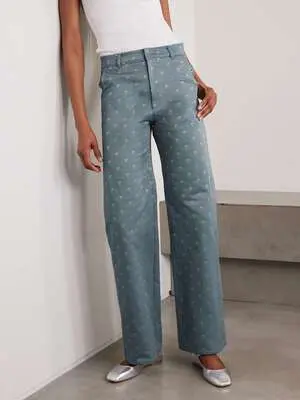 LIBEROWE Annie Floral Jacquard Pants