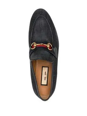 Gucci Horsebit Denim Loafers