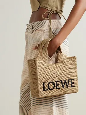 Loewe Raffia Tote