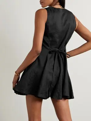 DÔEN Aubrey Linen Mini Dress