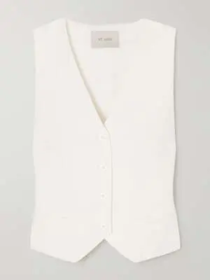 ST. AGNI Linen Vest