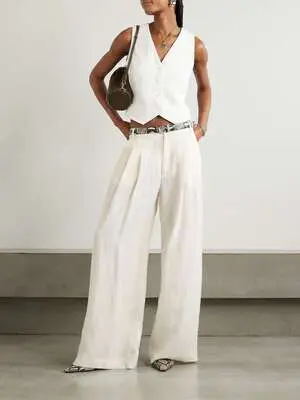 ST. AGNI Linen Vest