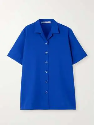 TOLU COKER Oversized Crepe Shirt