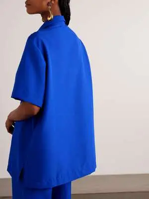 TOLU COKER Oversized Crepe Shirt
