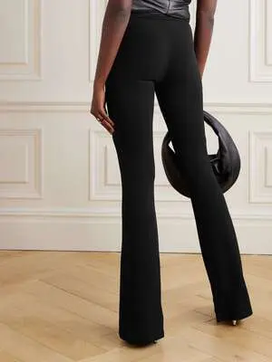 COURREGES Ellipse Zip-detailed Jersey Flared Pants