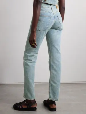 HAIKURE Cleo High-rise Straight-leg Jeans - Blue