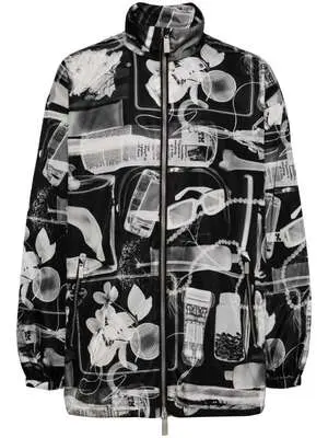 Off-white Printed Outerwear For Men