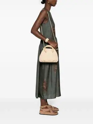 Hereu Bombon Interwoven Raffia Tote Bag