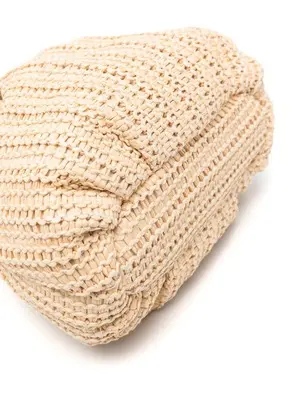Hereu Bombon Interwoven Raffia Tote Bag