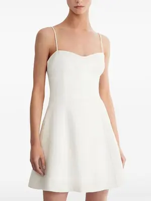 12 STOREEZ Linen-cotton Mini Slip Dress
