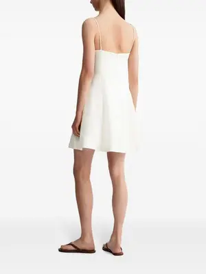 12 STOREEZ Linen-cotton Mini Slip Dress