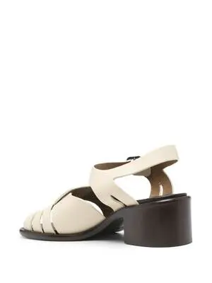 Hereu Ancora Leather Sandals - Neutrals
