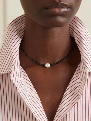 SOPHIE BUHAI Mermaid Jade And Pearl Necklace
