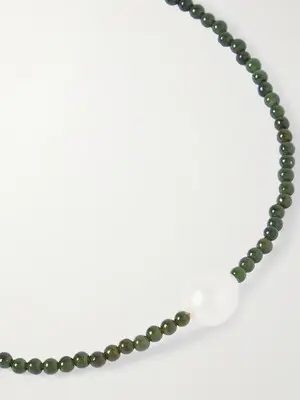 SOPHIE BUHAI Mermaid Jade And Pearl Necklace