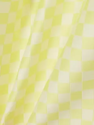 Versace Embellished Checked Mini Dress