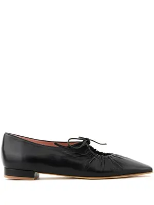 PAUL WARMER Elba Leather Ballerina Shoes